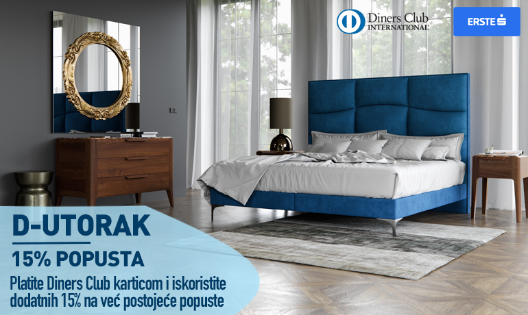 D-Utorak - dodatni popust za plaćanje Diners karticom