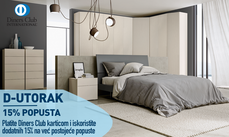 D-Utorak - dodatni popust za plaćanje Diners karticom